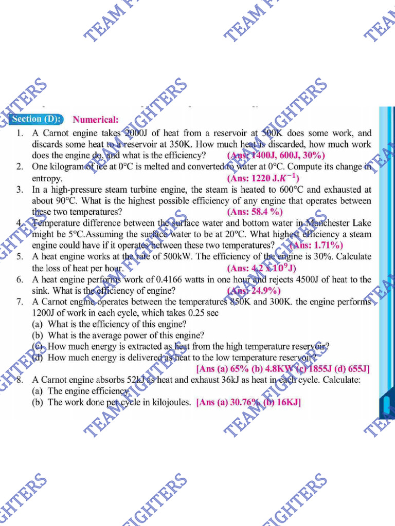 Xii-physics - Chap 17 Numerical Solved - Team Fighters | PDF