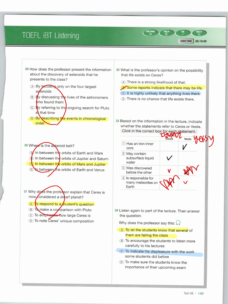 Listening TOEFL MAP AT | PDF
