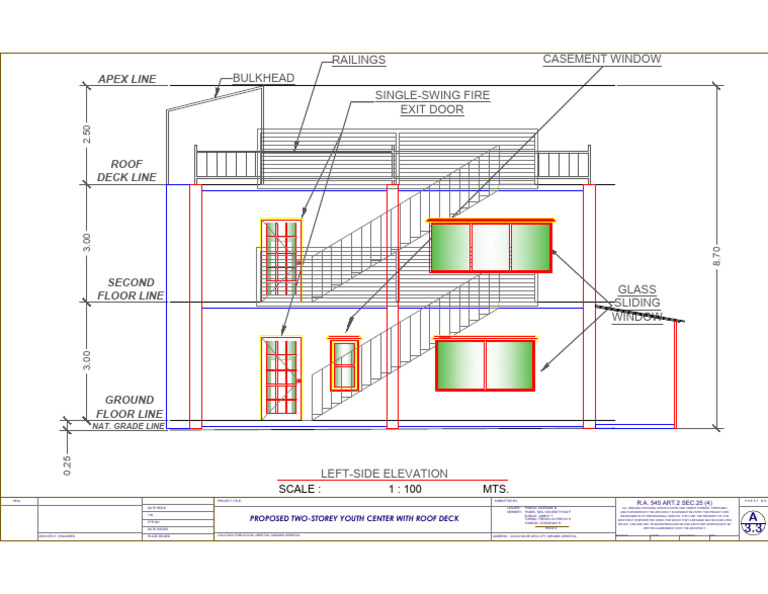 Apex Line: Railings Casement Window Bulkhead | PDF | Architectural ...