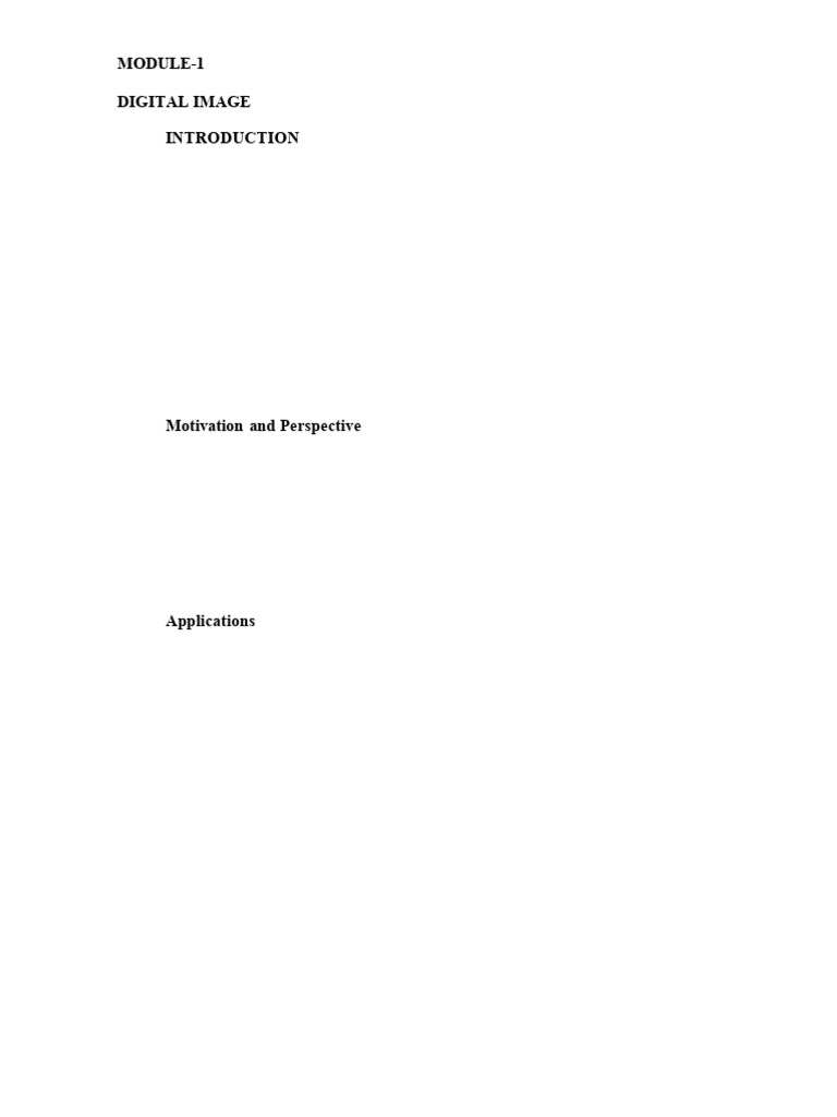 Image Processing-Unit 1 (2-15) | PDF | Eye | Data Compression