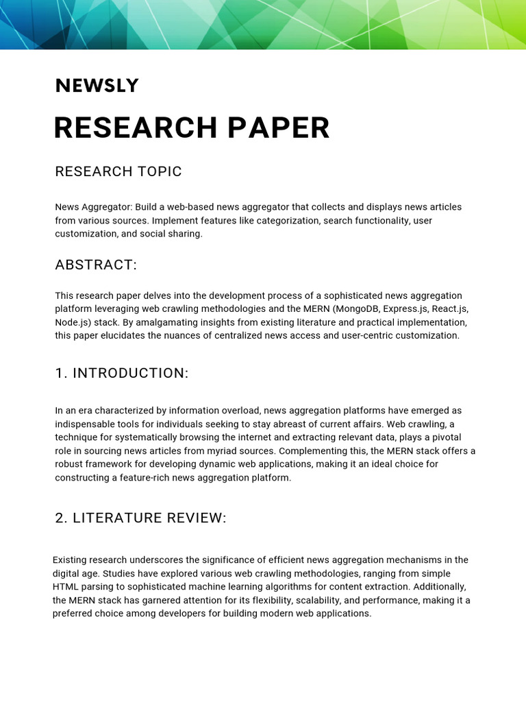 Research Paper | PDF | World Wide Web | Internet & Web