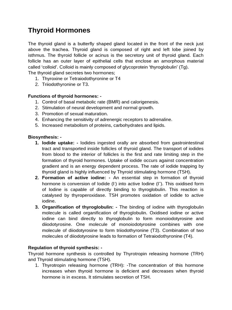 Thyroid | PDF | Thyroid | Thyroid Stimulating Hormone