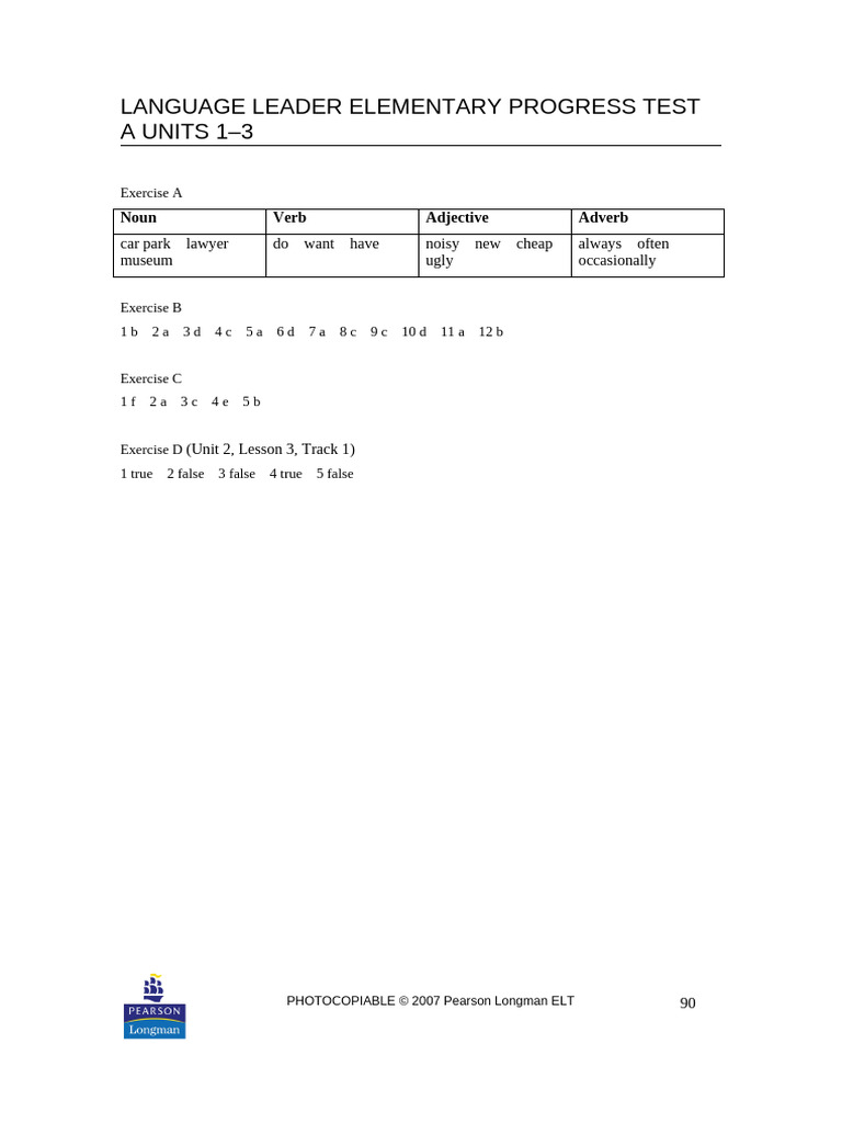 Answer_Key_Progress_Test_1-3 | PDF
