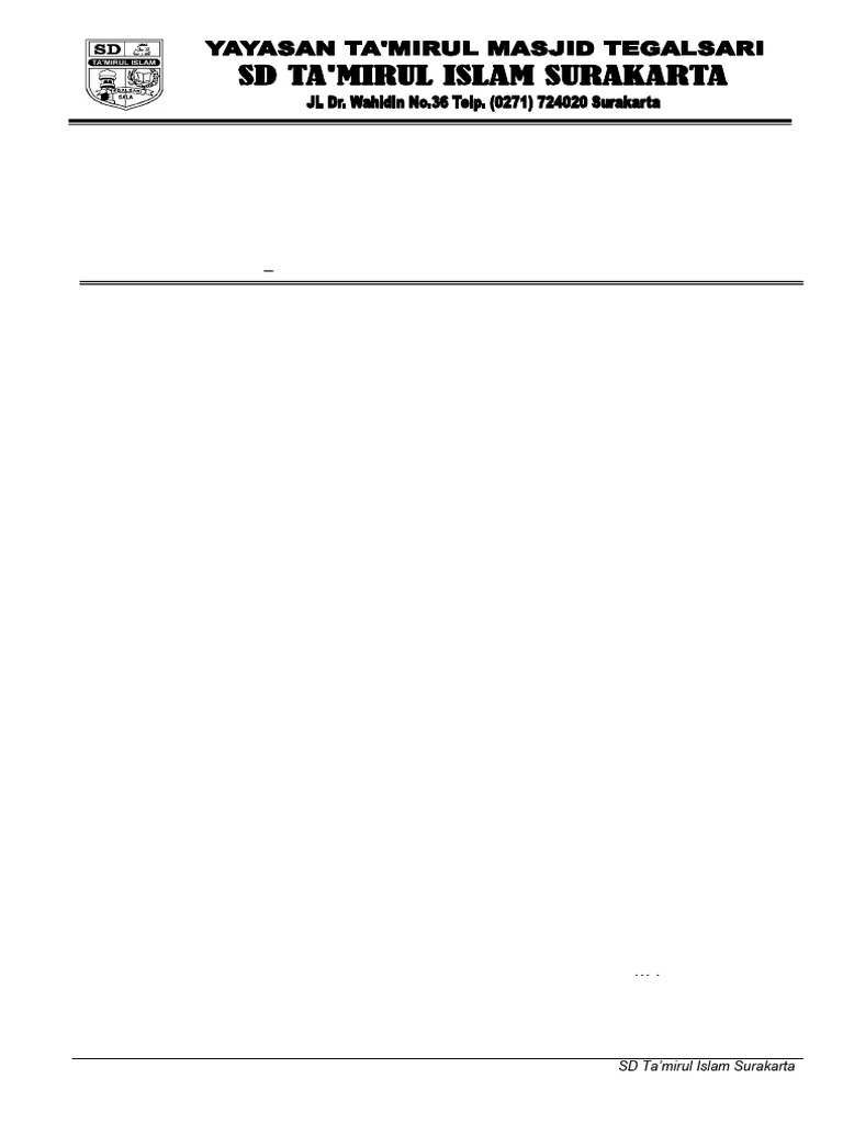 Kelas 5. B. Jawa PAS I | PDF