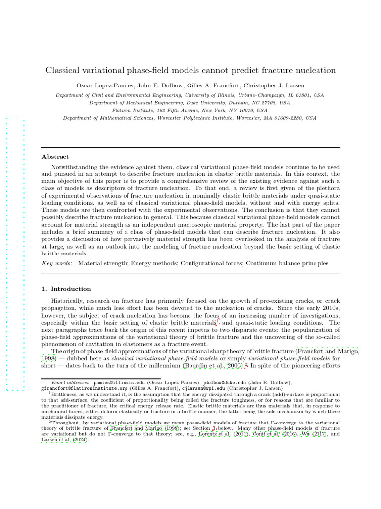 Classical Variational Phase Field Models Cannot Predict Fracture