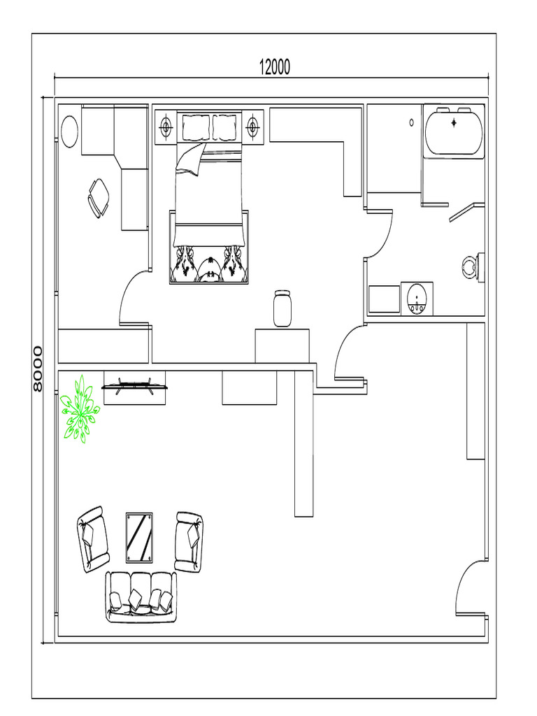 Interior 1 500 Scale(Executive Room) | PDF