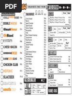 ZW Rocomamas Menu | PDF | Sauce | Bacon
