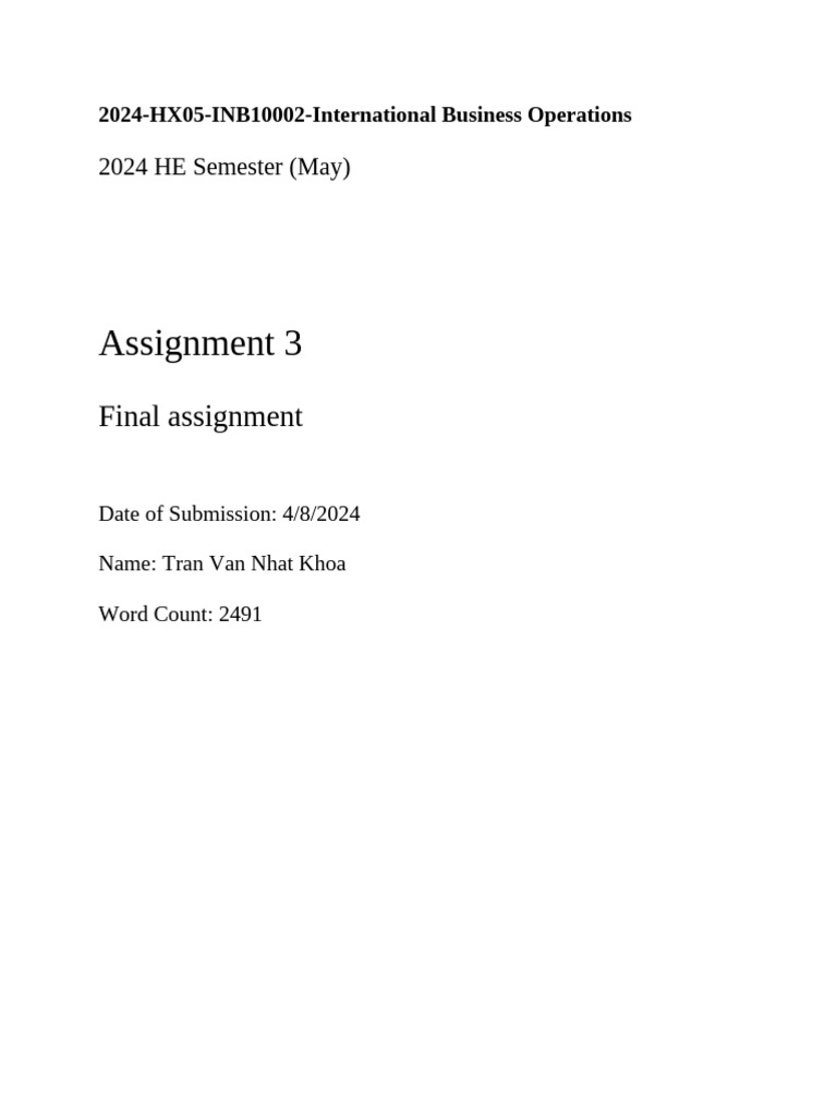 Final Assignment | PDF | Perfume | Marketing