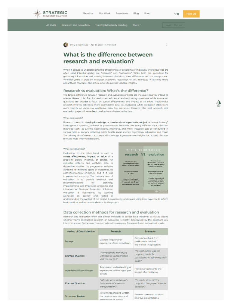 Screencapture Strategicpreventionsolutions Post What Is The Difference Between Research and ...