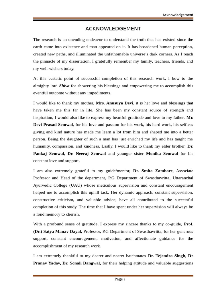 3 Acknowledgement Final | PDF