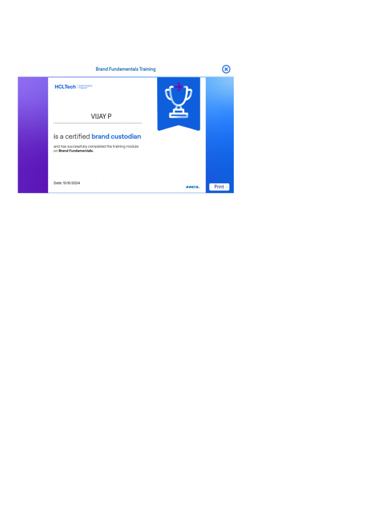SuccessFactors Learning - Content Player For Brand Fundamentals ...