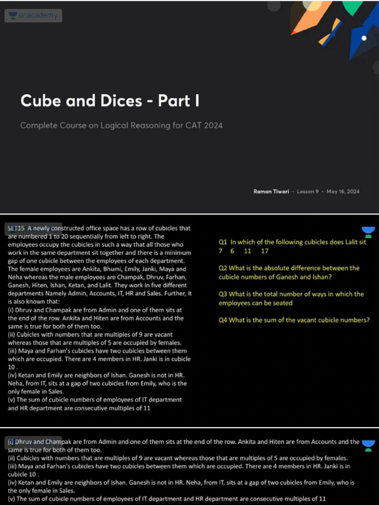Cube and Dices - Part I No Anno 1720519979348 1 | PDF