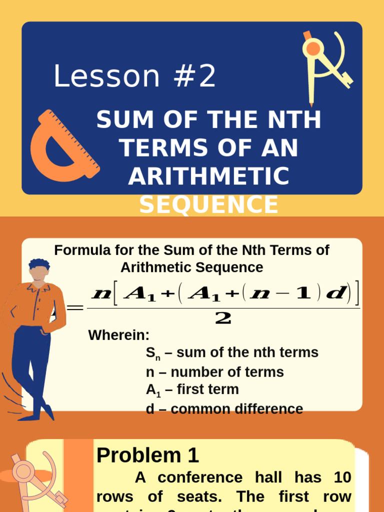 Lesson #2 Sum of The NTH Term of Arithmetic Sequence | PDF