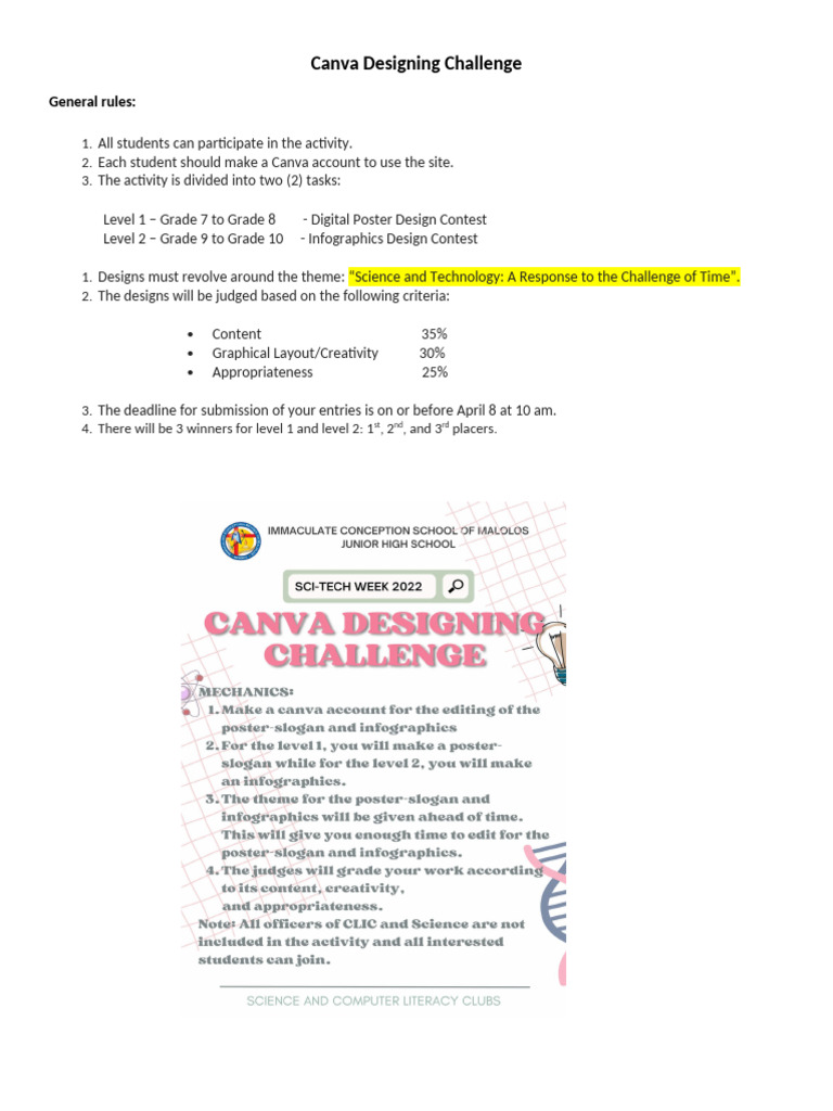 Sci-tech activities | PDF | Physical Sciences | Science