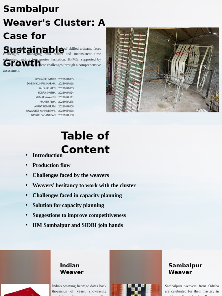 Group04_Weavers | PDF | Weaving | Loom