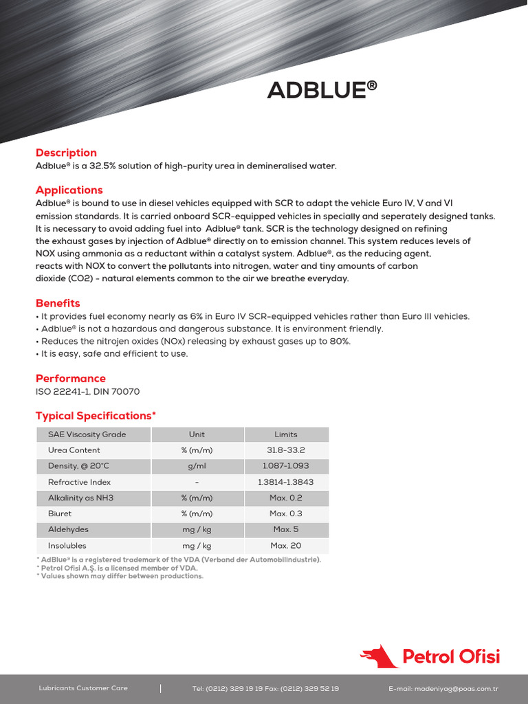 Adblue ING | PDF | Technology & Engineering