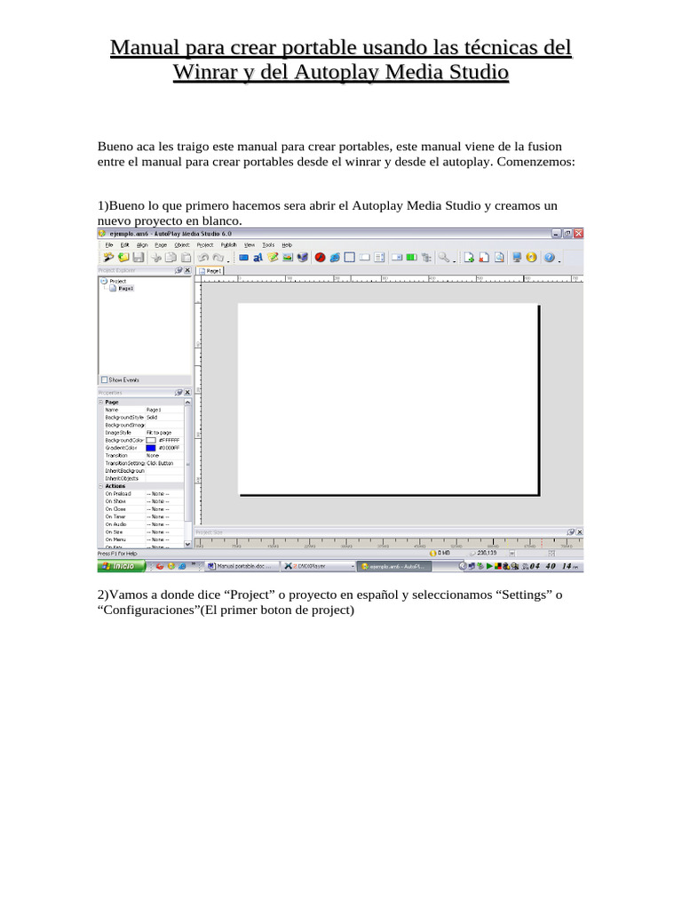 Manual para Crear Portables | PDF | Archivo de computadora | Ventana (informática)
