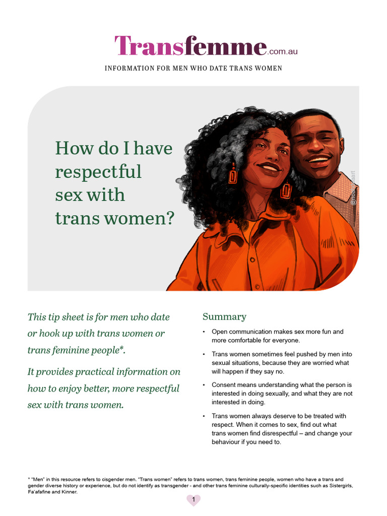 Transfemme Respectful Sex | PDF | Transgender | LGBTQIA+ Studies