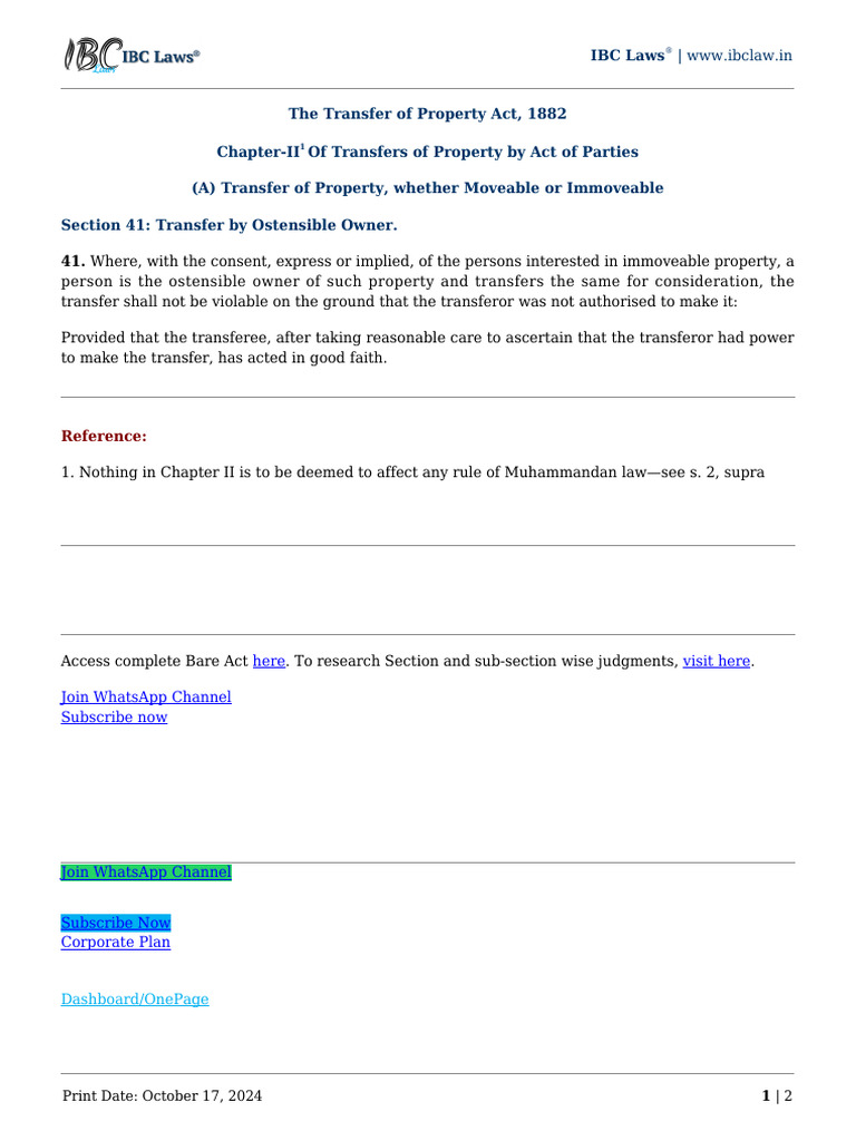 section-41-transfer-by-ostensible-owner | PDF