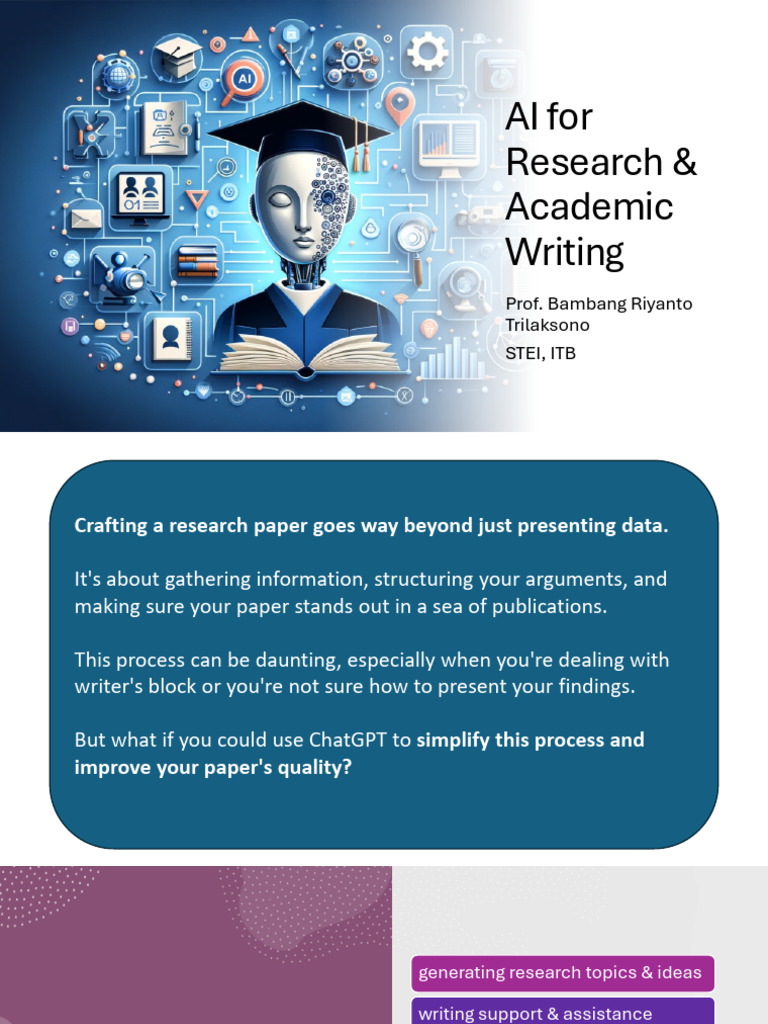 Lec 20 AI For Research and Academic Writing PDF | PDF | Artificial ...