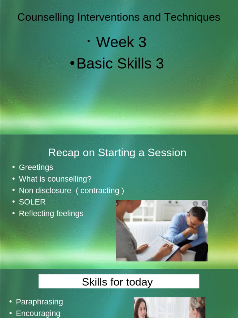 Basic Counseling Skills 2 | PDF | Empathy | Feeling
