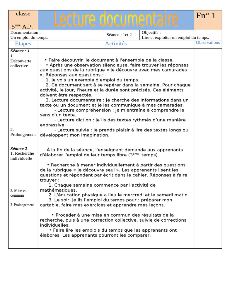 S Quence 1 | PDF | la communication | Livres