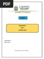 GRADE 8 TERM 1 Geography Test | PDF | Earth | Astronomy