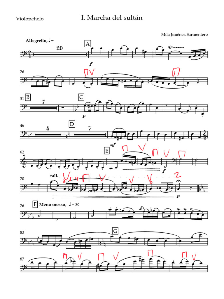 CUENTOS ORIENTALES (Violonchelo) | PDF