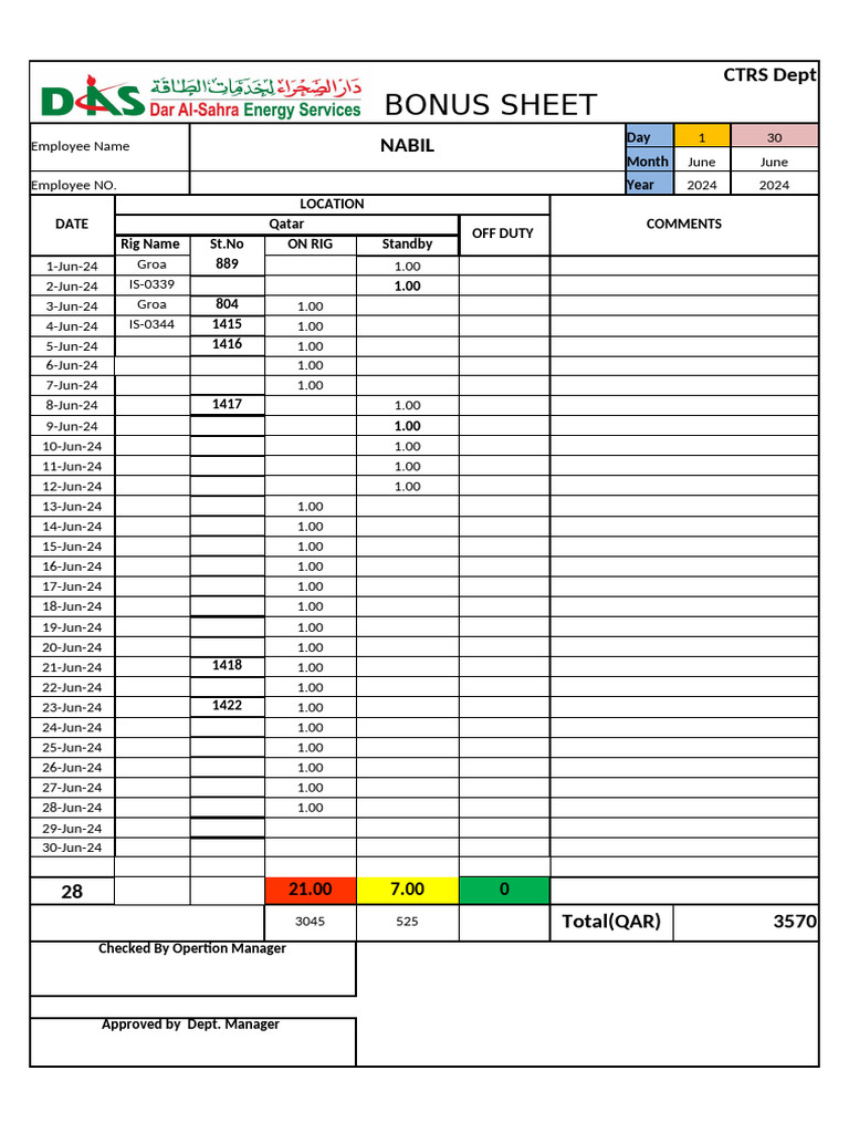 Nabil Bonus June | PDF