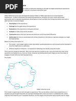 Gibbs Reflective Model Template | PDF | Behavior Modification ...