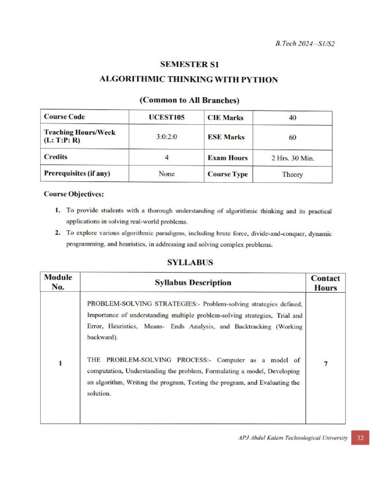 Python Syllabus | PDF