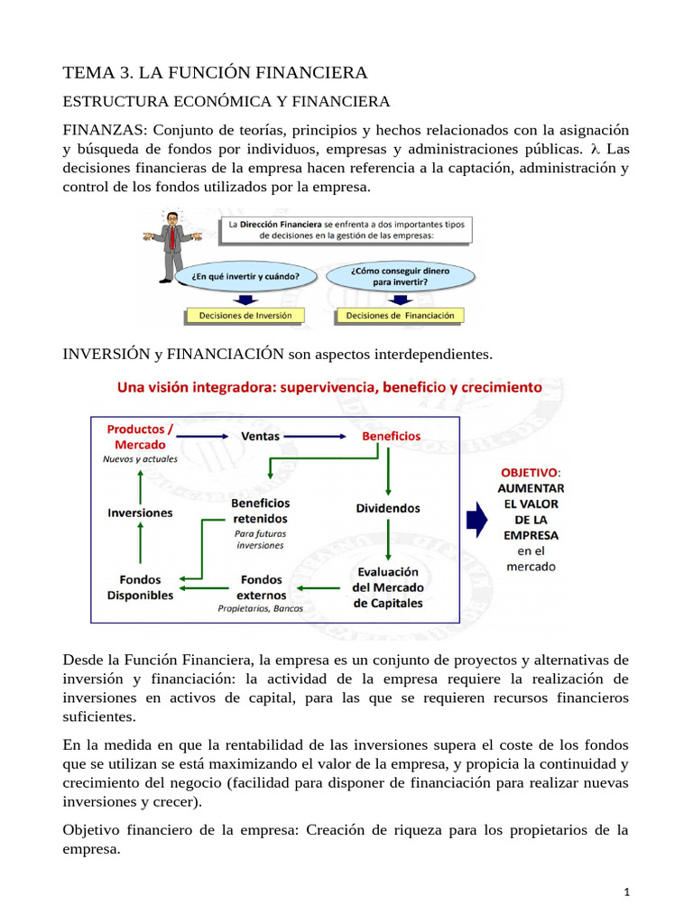 Tema 3. | PDF | Business | Inversiones