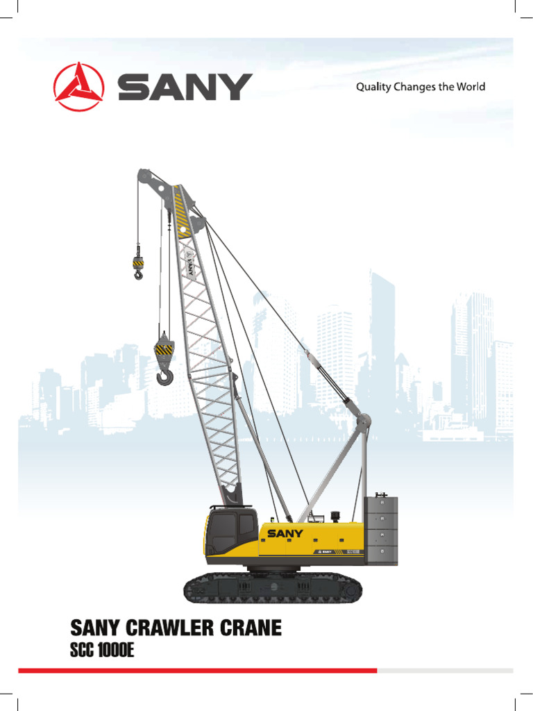 100T Crawler Crane | PDF | Crane (Machine) | Length