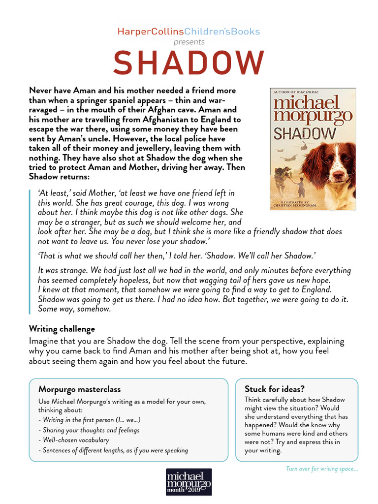Shadow - Writing Challenge | PDF