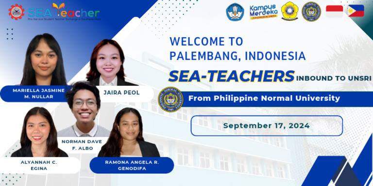 Banner Welcoming SEA TEACHER from PNU | PDF