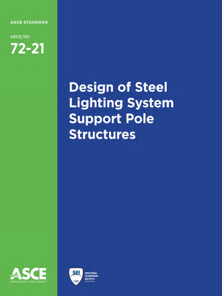 ASCE-72-21 Design of Steel Lighting System Support Pole Structures ...