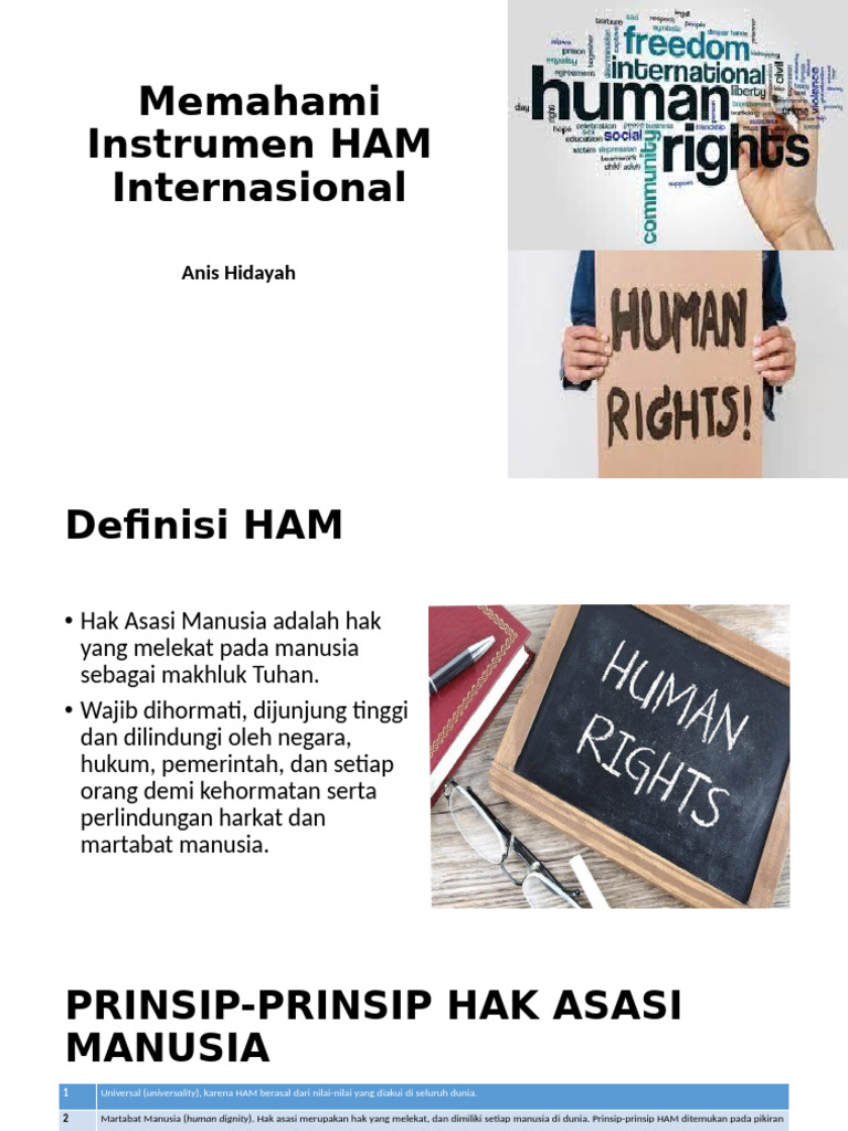 Memahami Instrumen HAM Internasional | PDF