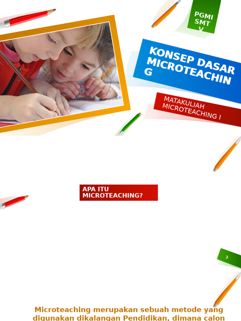 Konsep Dasar Microteaching | PDF