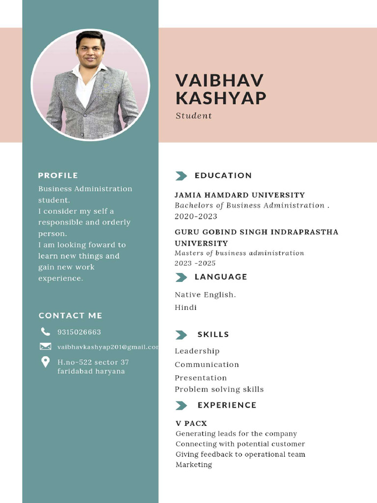 Vaibhav Kashyap Resume | PDF