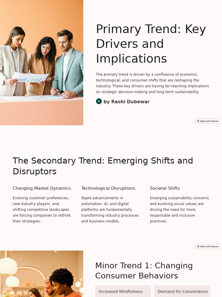 03 Primary Trend Key Drivers and Implications | PDF | Sustainability ...