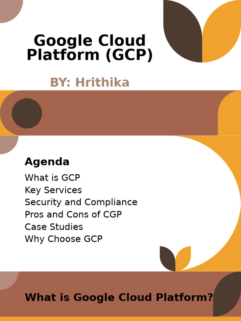 Google Cloud Platform (GCP) - PPT (not daily) | PDF