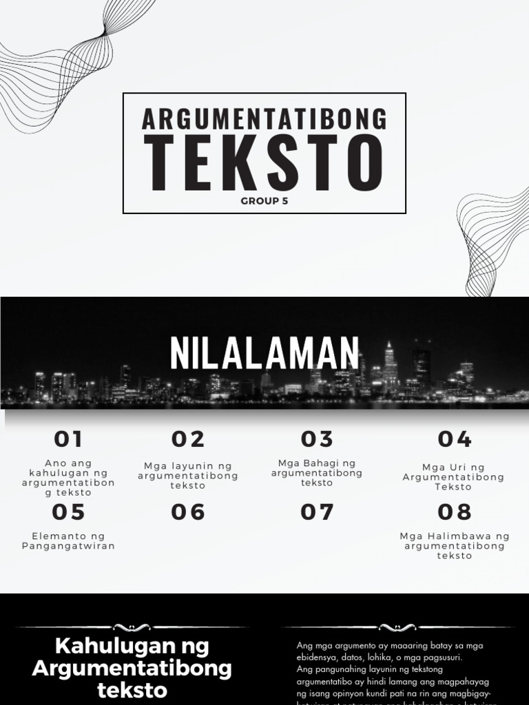 Argumentatibong Teksto | PDF