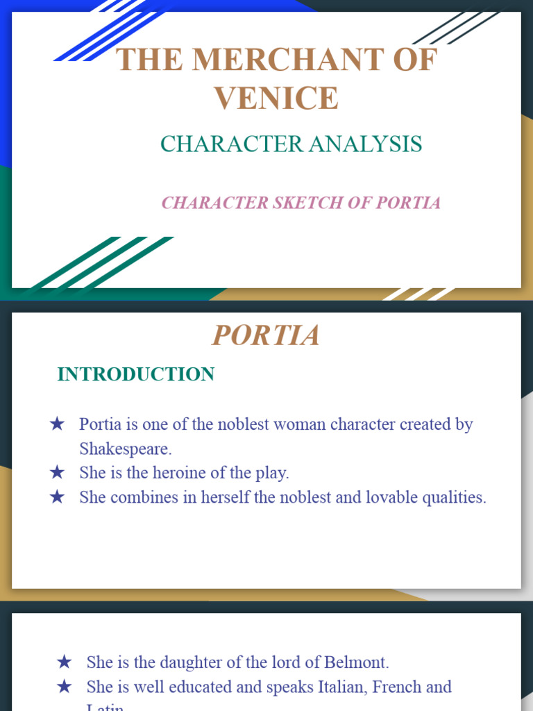 004 The Merchant of Venice - Portia | PDF | General Fiction