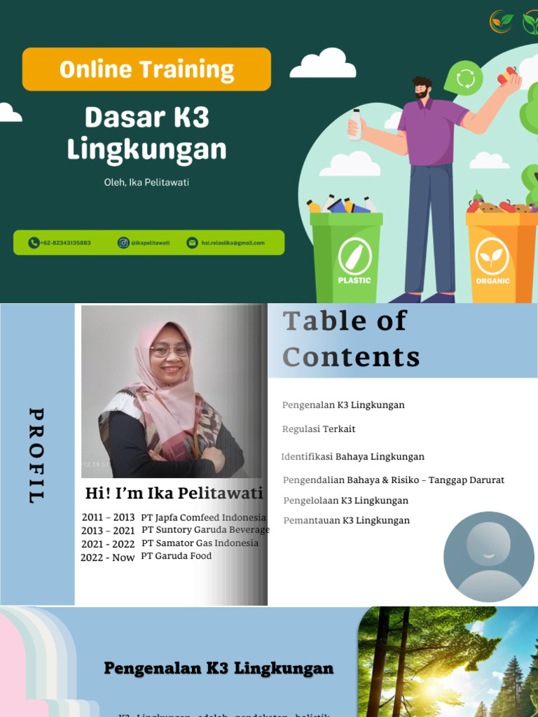 Dasar K3 Lingkungan | PDF | Teknologi & Rekayasa