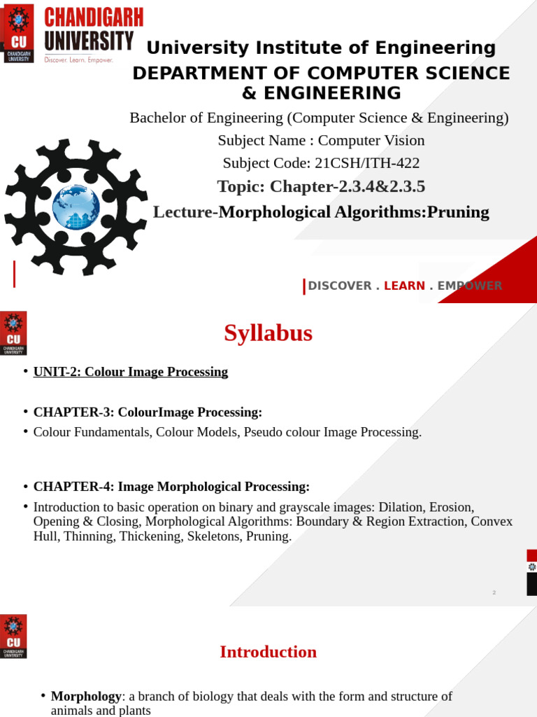 Lecture 2.3.42.3.5-Morphological Algorithms Pruning | PDF | Image ...