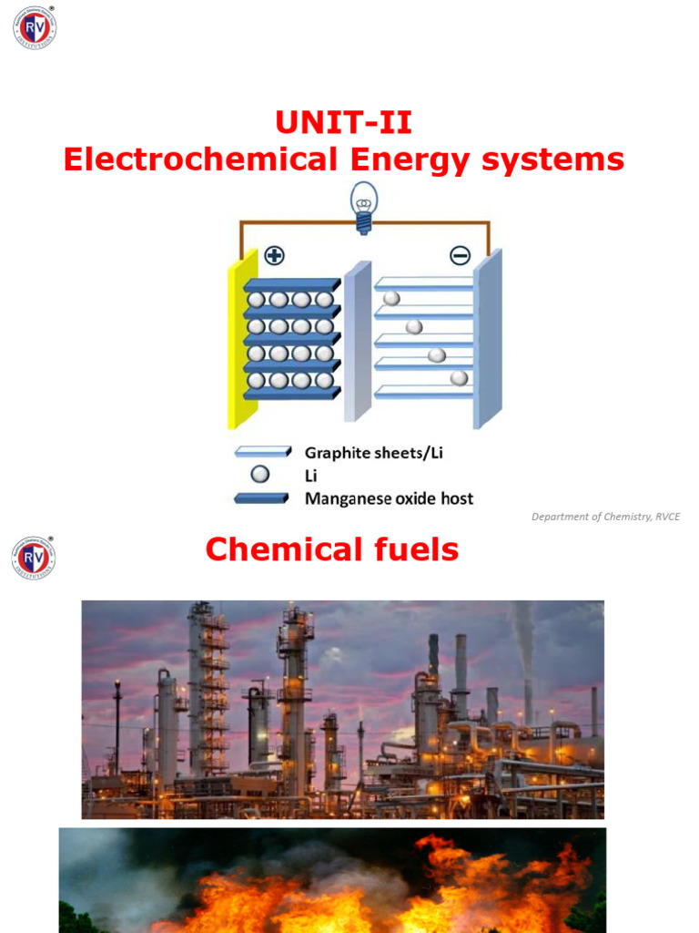 Unit II | PDF | Lithium Ion Battery | Rocket Propellant