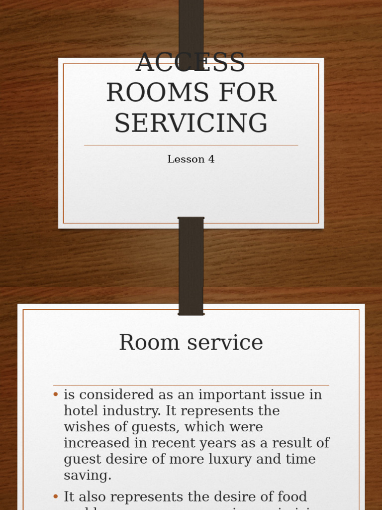 Accessroomsforservicing 240401122155 Af6d34de | PDF | Hotel | Room