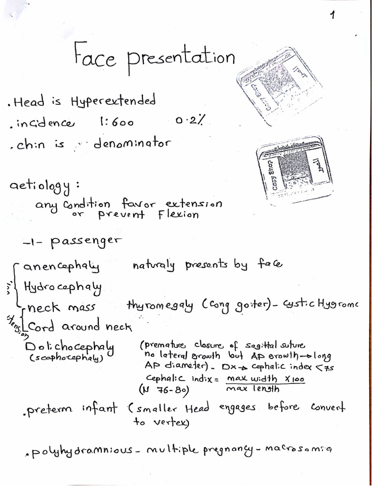 Malposition and Malpresentation | PDF