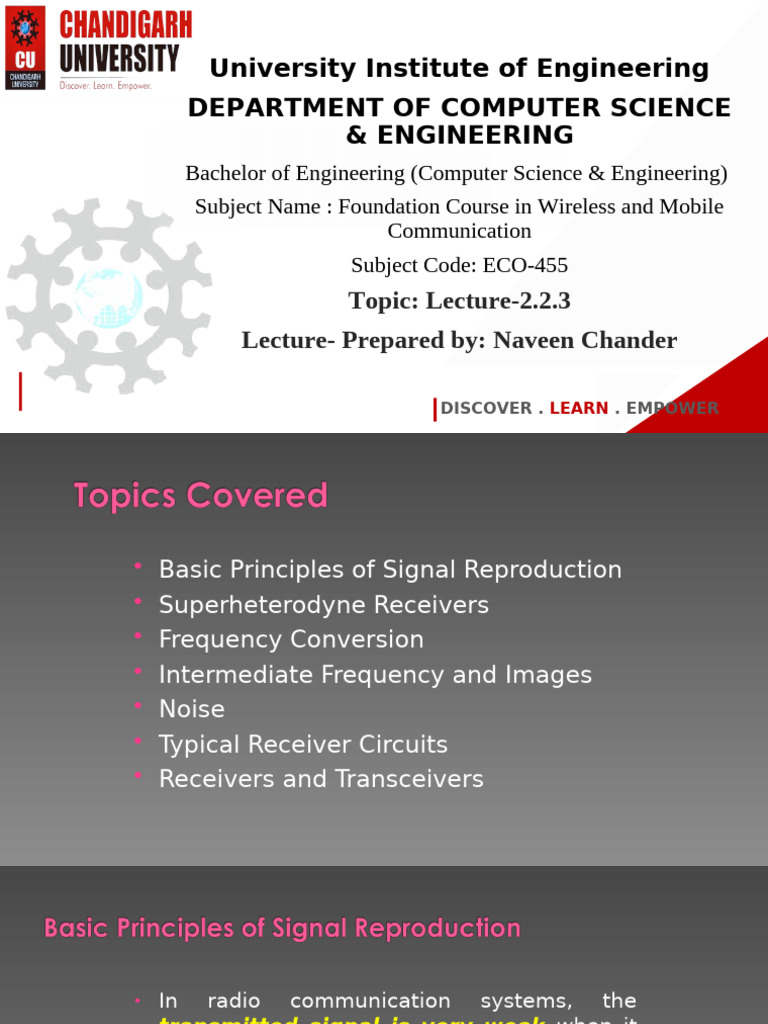 Receiver Block Diagram, Sensitivity (1) | PDF | Detector (Radio) | Amplifier