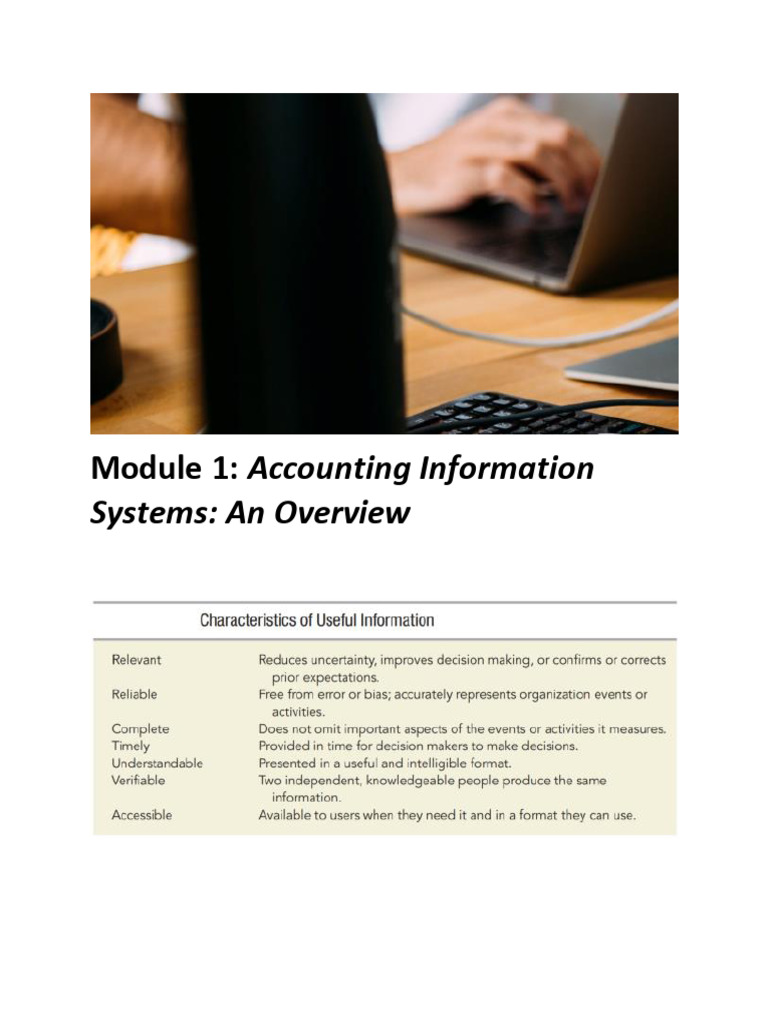 Overview of Accounting Information Systems | PDF | Information | Business Process